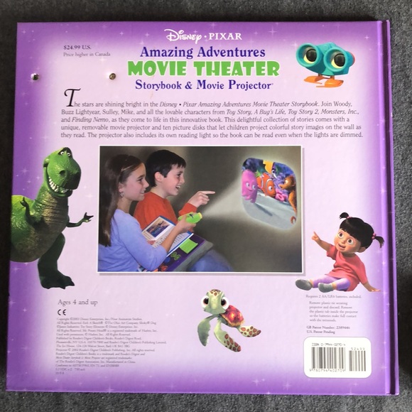 Pixar | Toys | 203 Disney Pixar Amazing Adventures Movie Theater ...